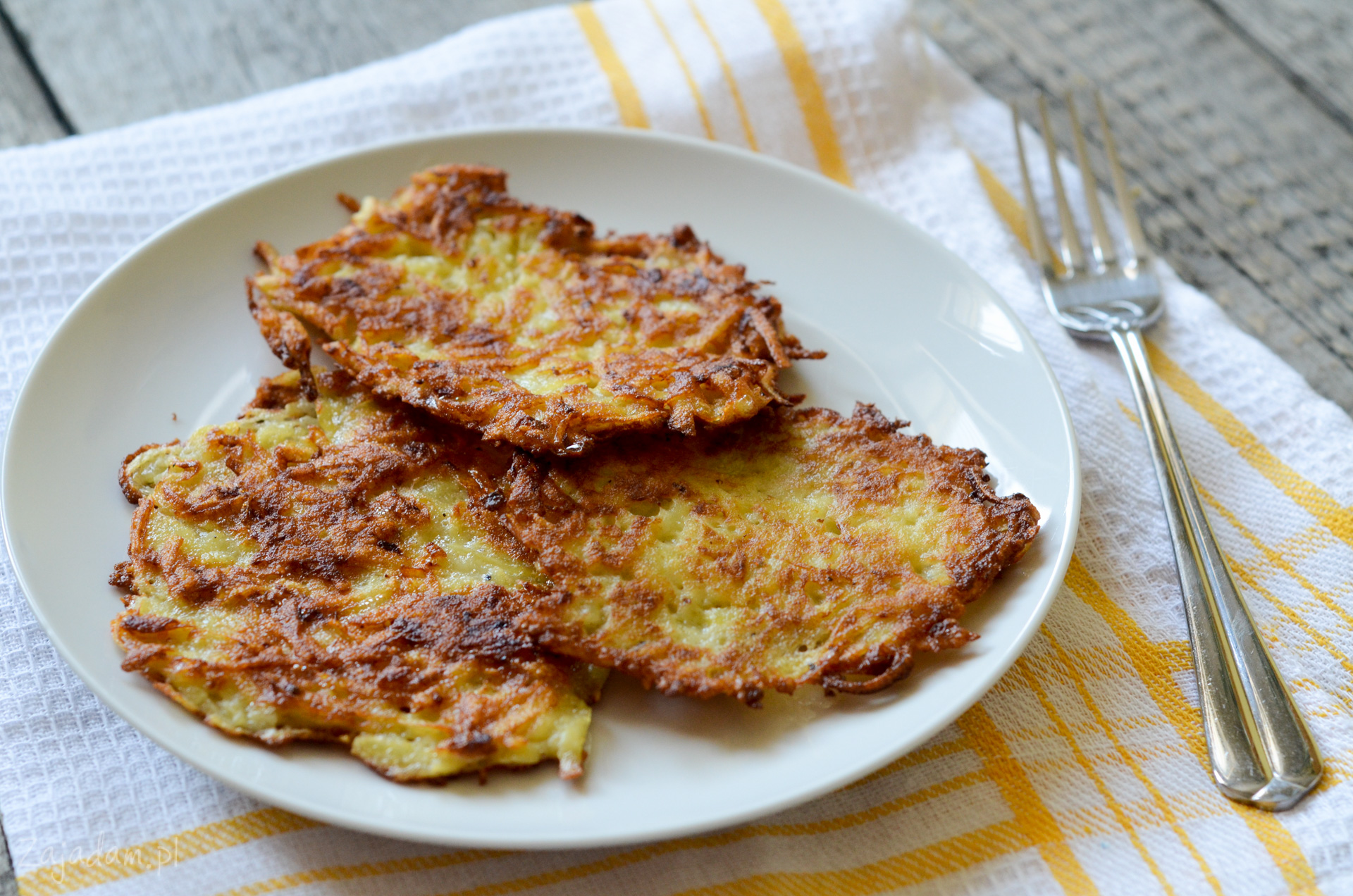 Placki ziemniaczane - zajadam.pl