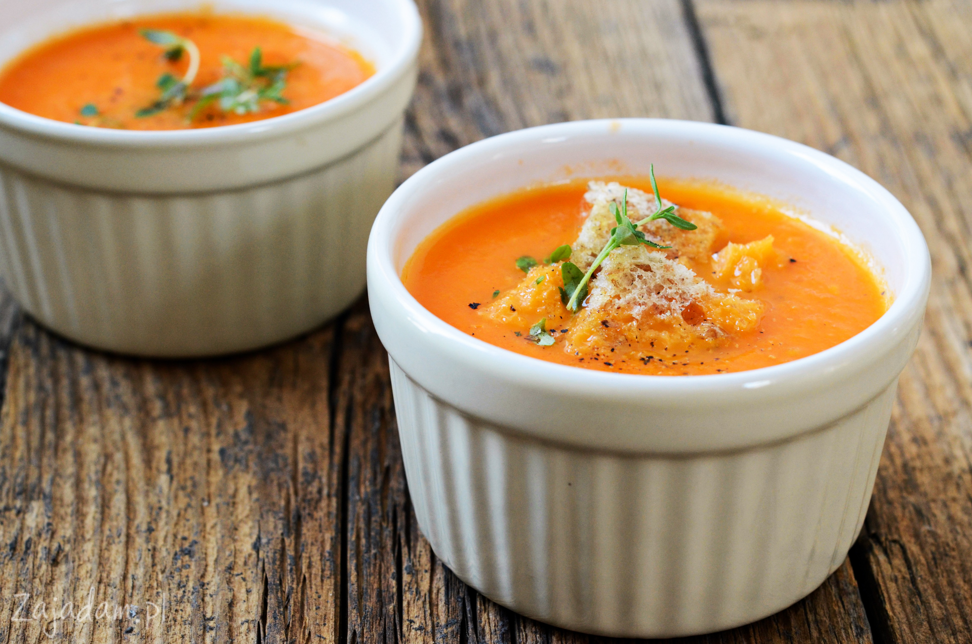 Zupa krem z pomidorów