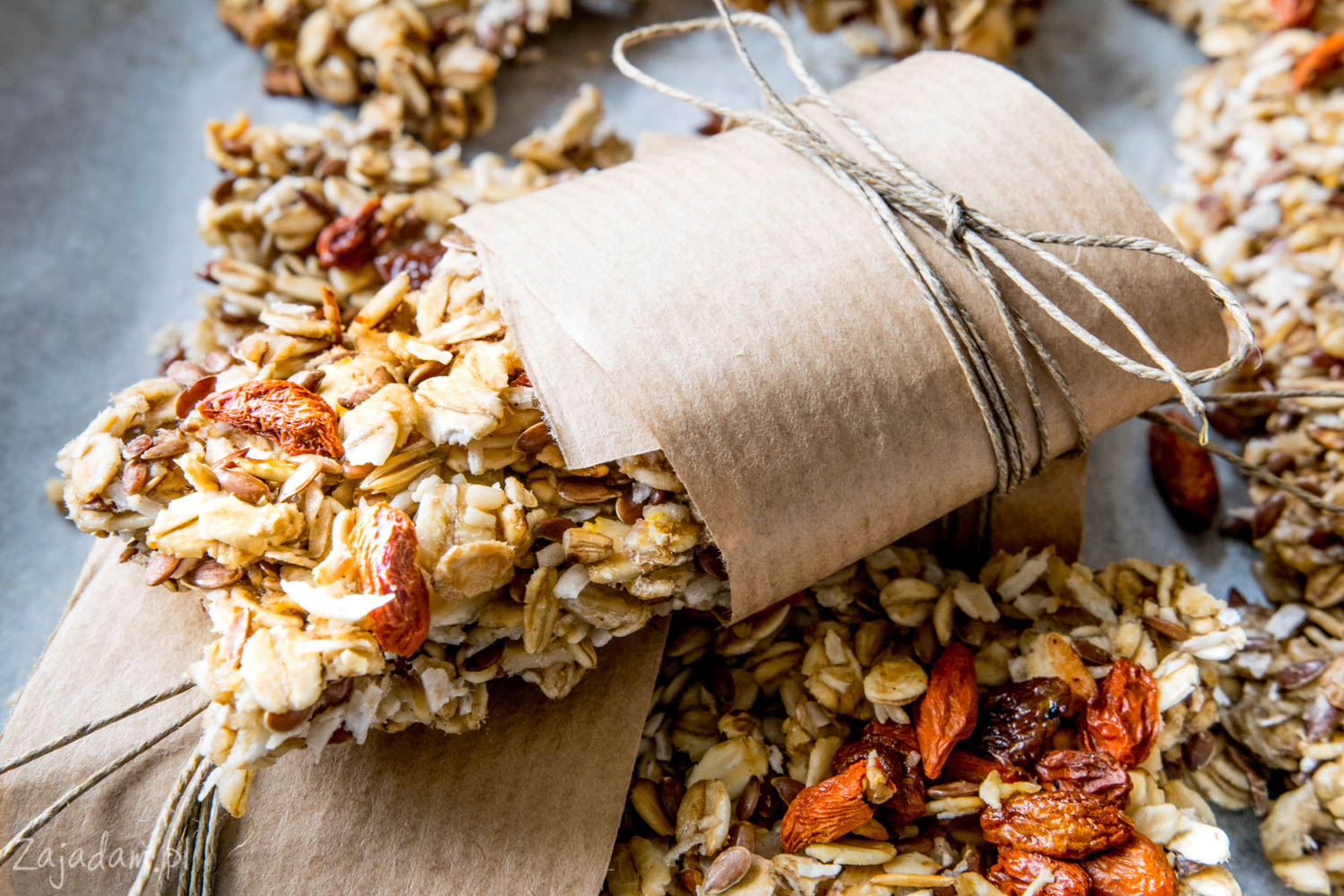 Batony z płatków owsianych